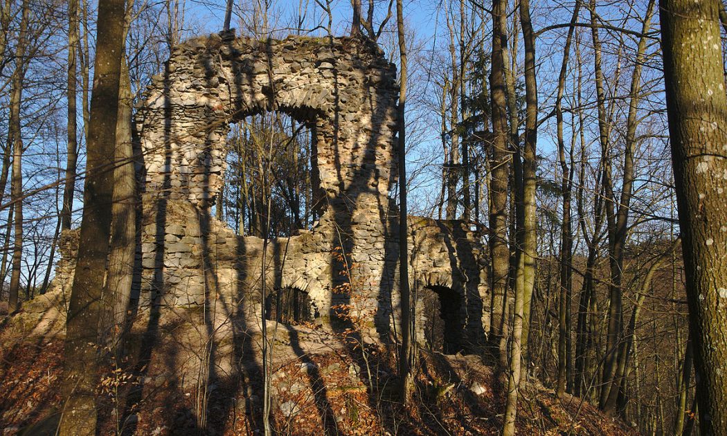 Zříceniny hradů Holštejn a Blansek v Moravském krasu